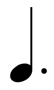 how to read music: day 6 - the rhythm dote / dotted quarter note ...