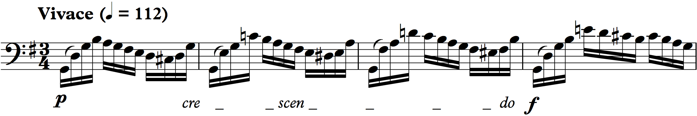How to Read Music in 30 Days - Day 25: Dynamics -Crescendo with dashed ...