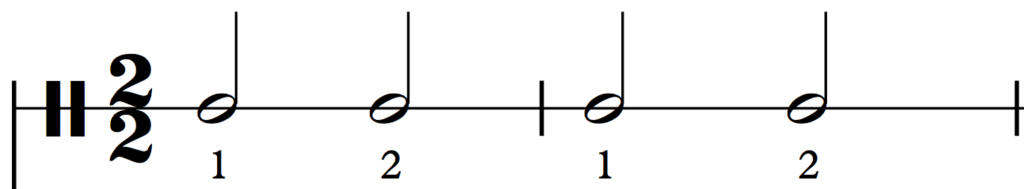 7 2:2 2 half note beats in every bar | School of Composition