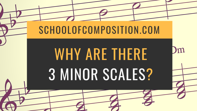 Why are there 3 Minor Scales? | School of Composition